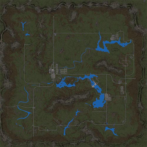 Anywhere USA aka Z1 :: H1Z1 Interactive Squad Map